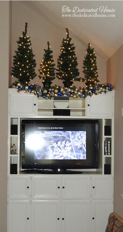 The Entertainment Center Reveal - The Dedicated House