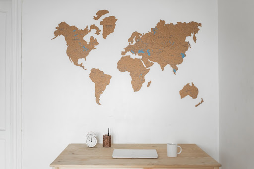Decorate Home with Maps - The Dedicated House