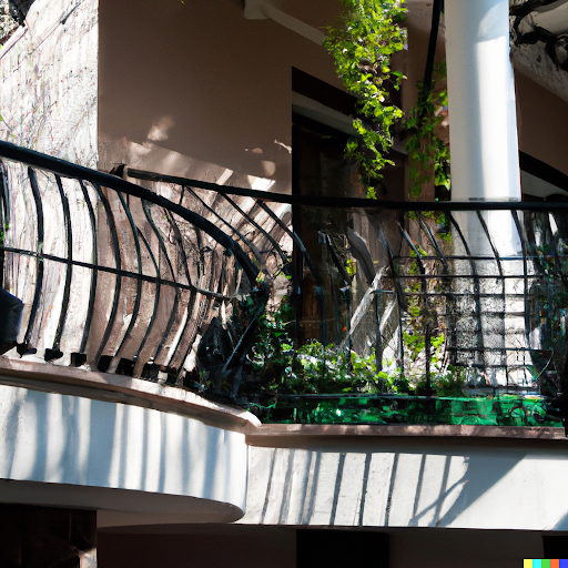 Balcony Design With Wire Balustrade - The Dedicated House