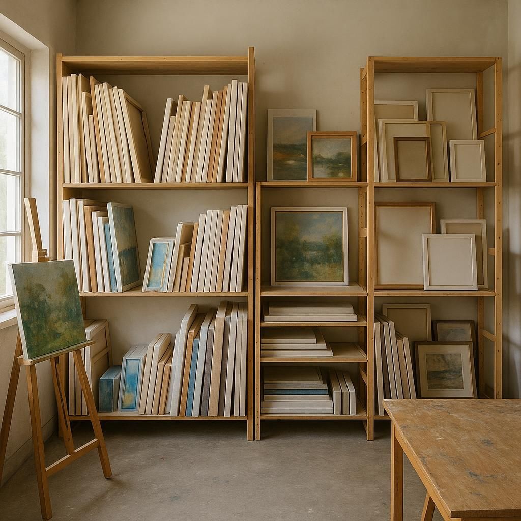 Storing Paintings and Sculptures: Pro Tips - The Dedicated House