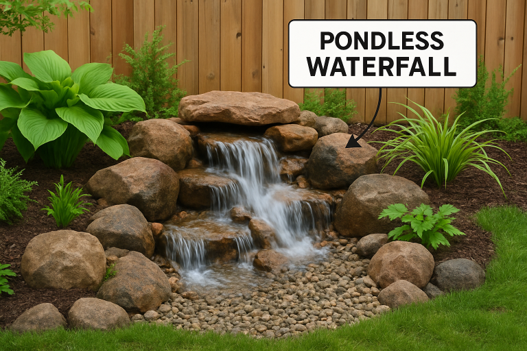 Pondless Water Features: Beauty and Serenity